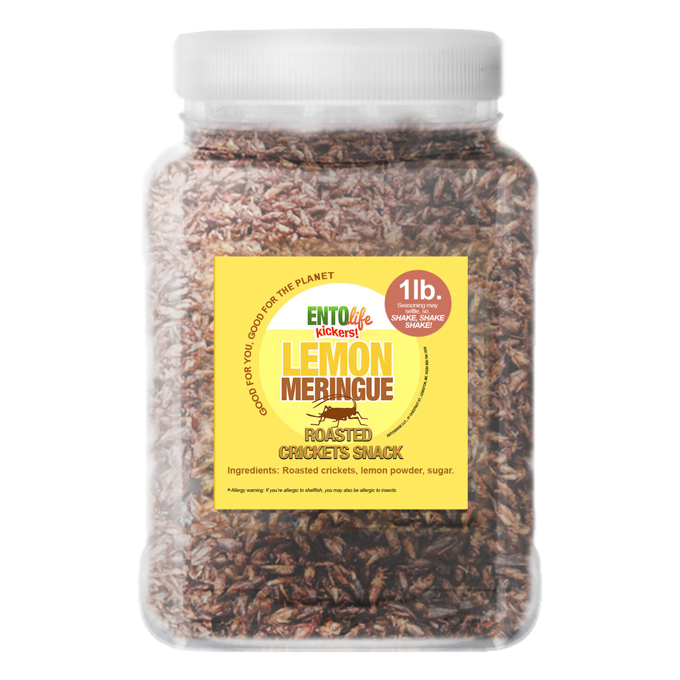 Bulk Crickets by the Pound - Lemon Meringue Flavored Cricket Snack ...