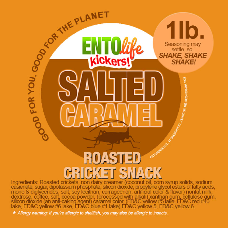 Bulk Crickets by the Pound - Salted Caramel Flavored Cricket Snack ...